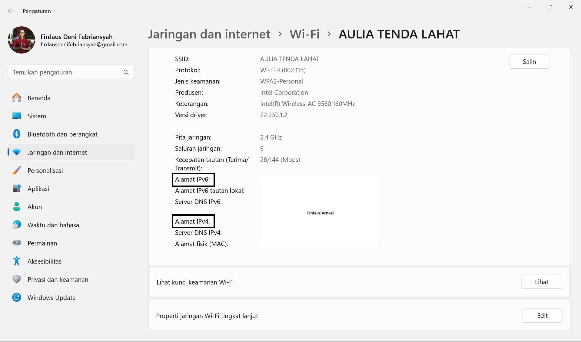 √ 4 Cara Cek IP Address WiFi di Laptop/PC Tanpa Harus Lihat Router | Firdaus Artikel