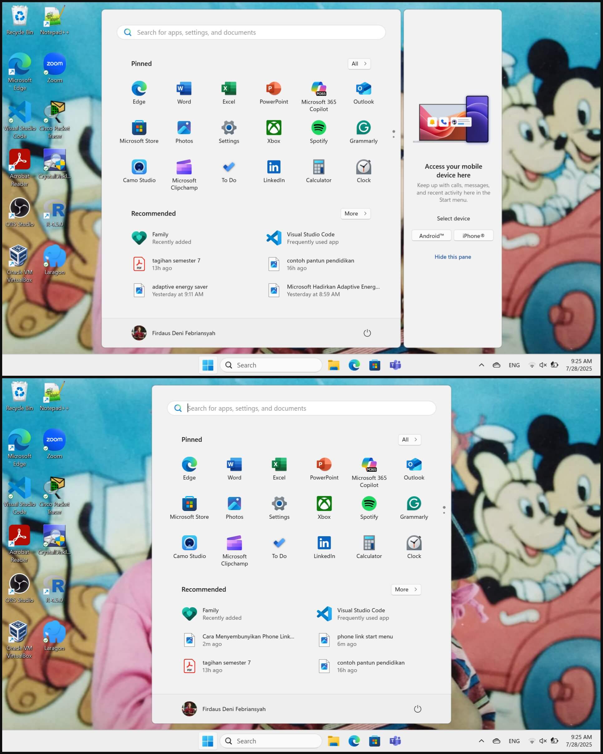 √ Cara Menyembunyikan Phone Link dari Start Menu Windows 11, Mudah ...